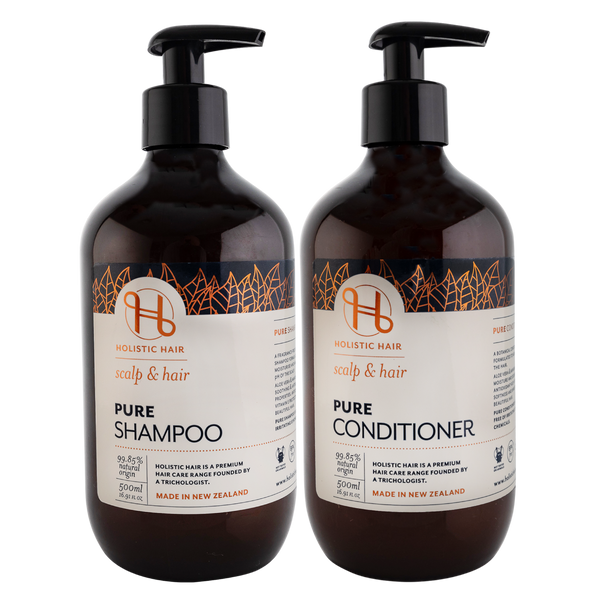 Pure Shampoo and Conditioner 500ml Set - Holistic Hair®